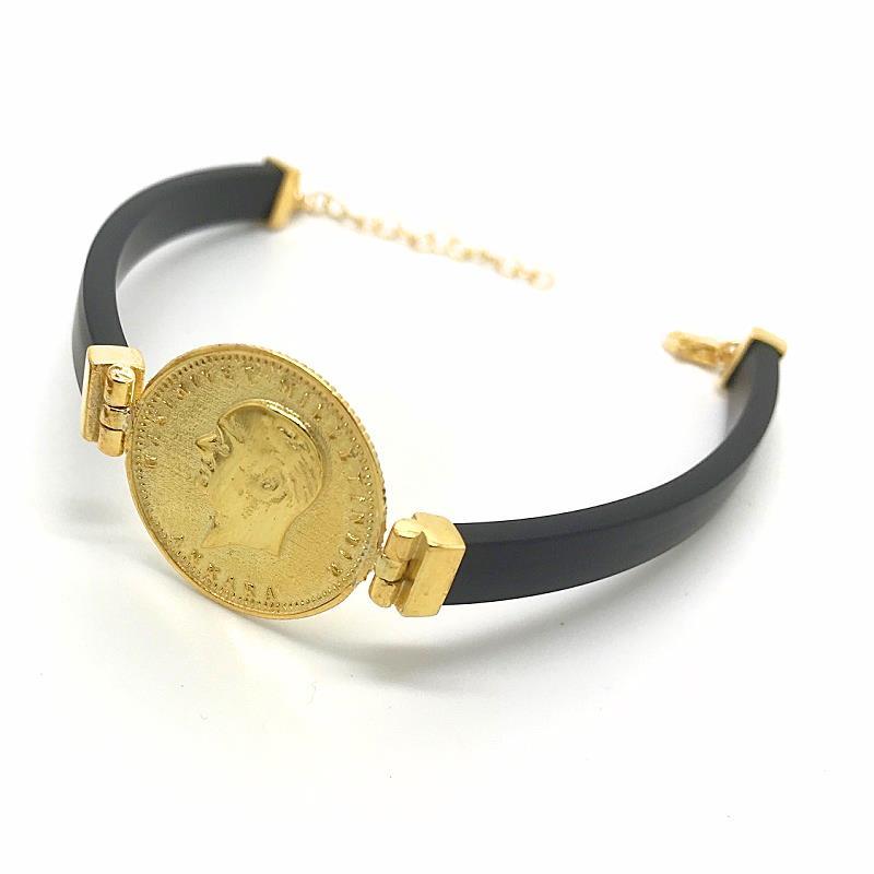Gümüş Ata lira model bayan bileklik cn35t1 - Erergumus.com